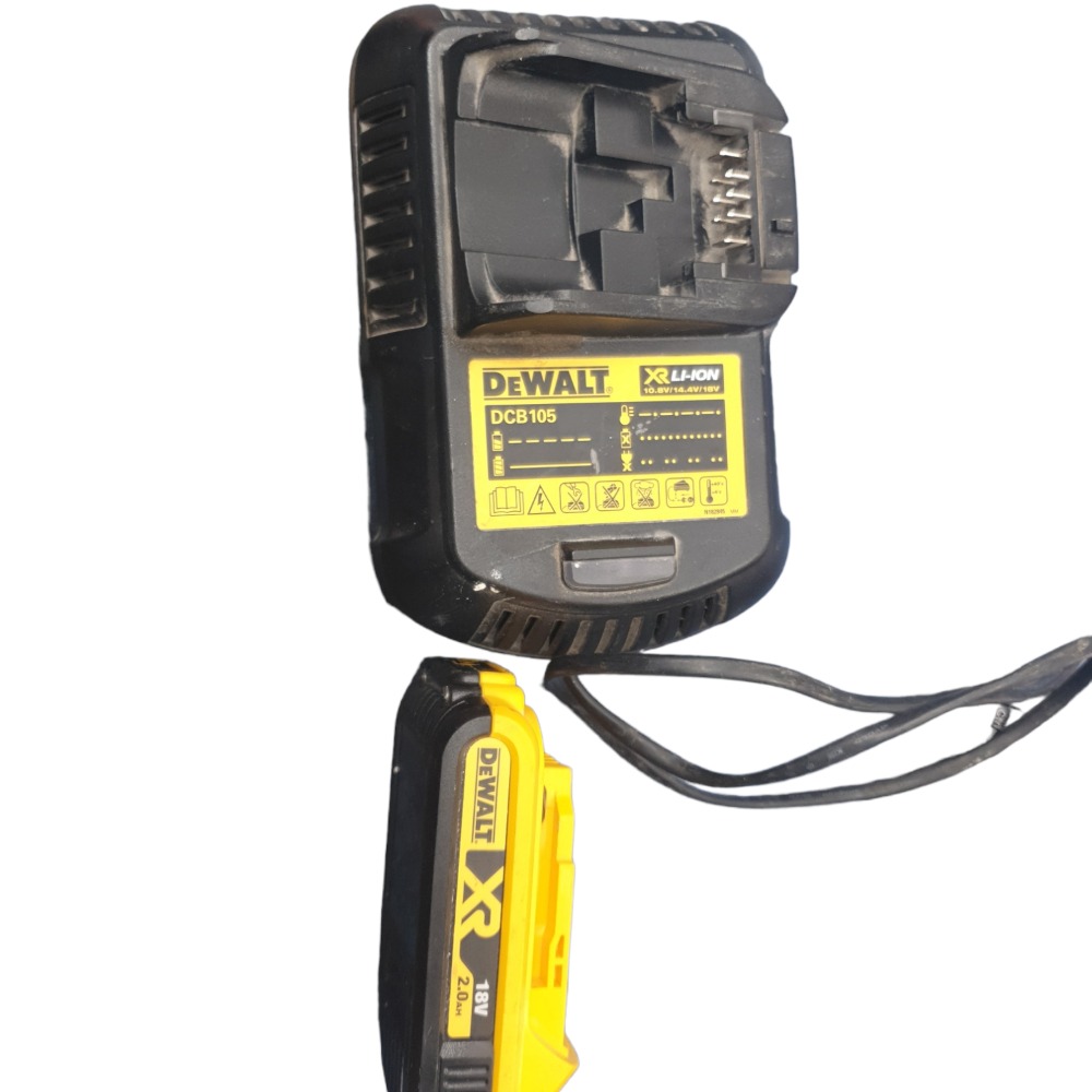 DeWalt dewalt dcb105 charger and 18v 2.0ah battery - Own4Less